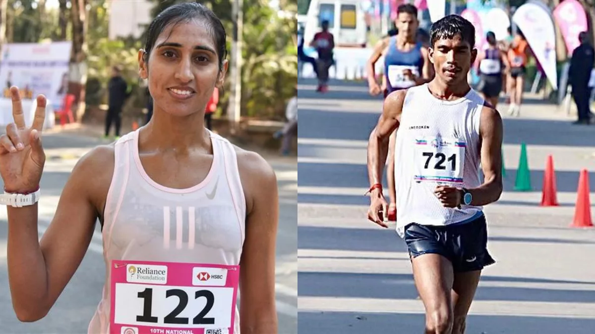 Historic Bronze: Indian Race Walkers Manju Rani and Ram Baboo Shine in ...