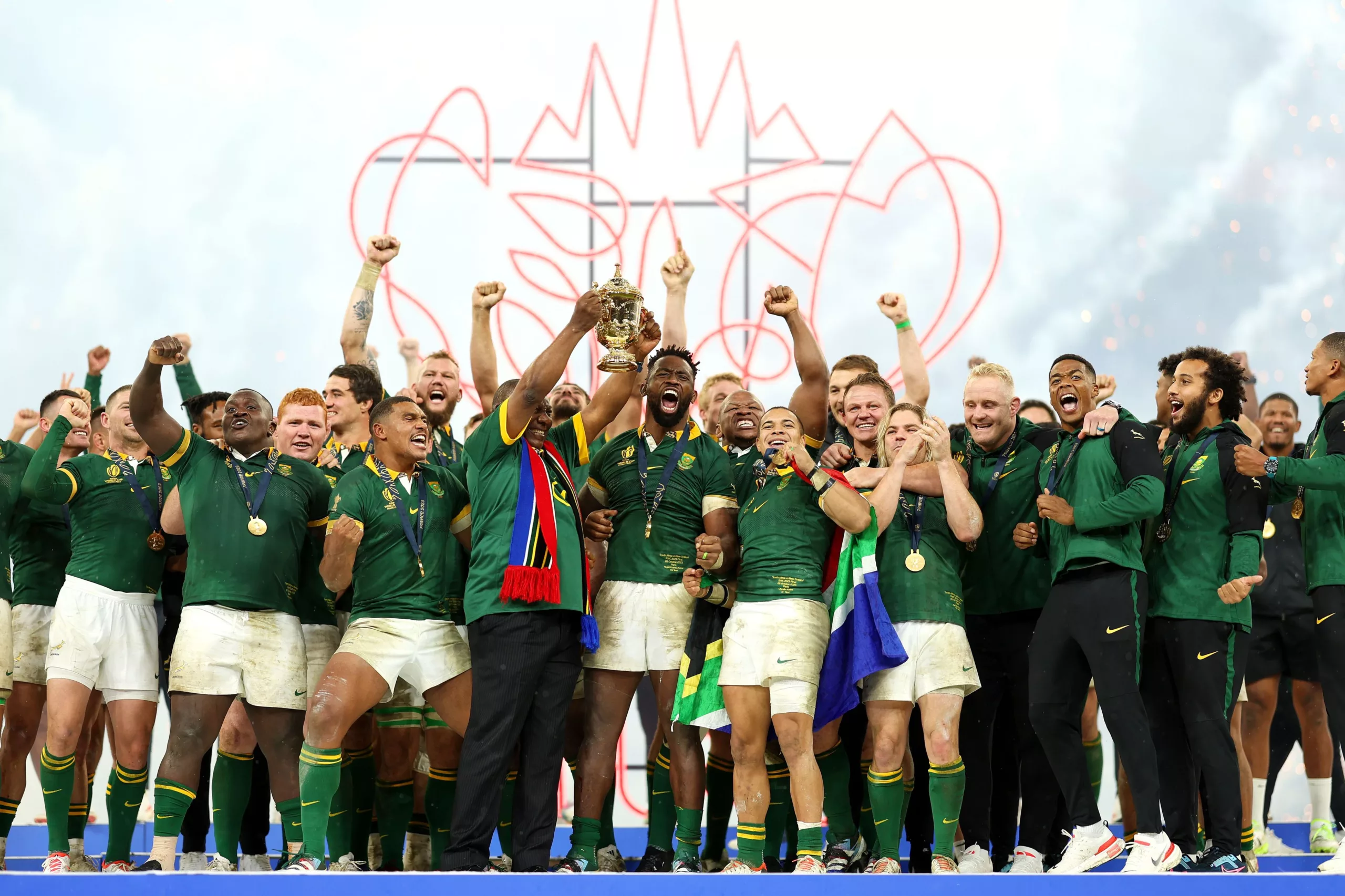 South Africa win tense final to claim fourth men's Rugby World Cup ...