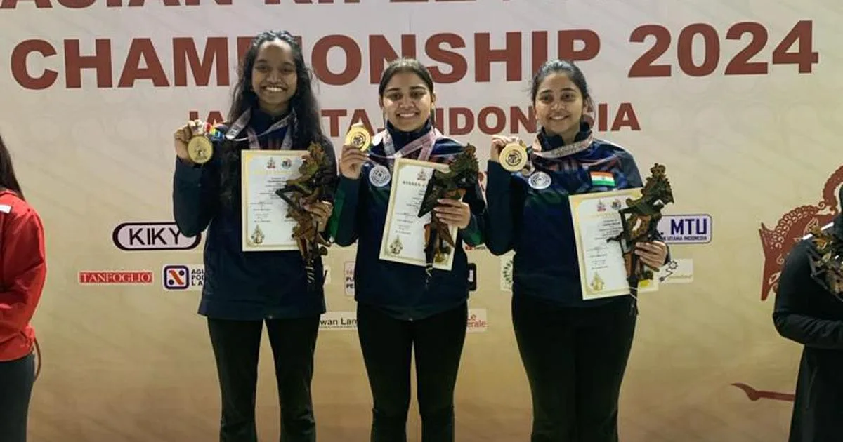 Asia Olympic Qualifiers: Nancy and Elavenil's Stunning Air Rifle Gold ...